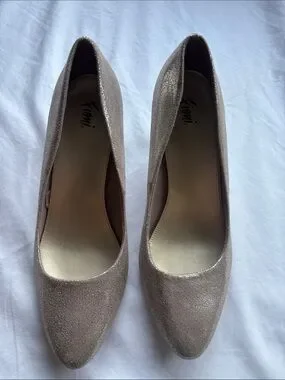 FIONI Clothing | Shoes | Fioni Clothing Silver Metallic Pointed Toe ...
